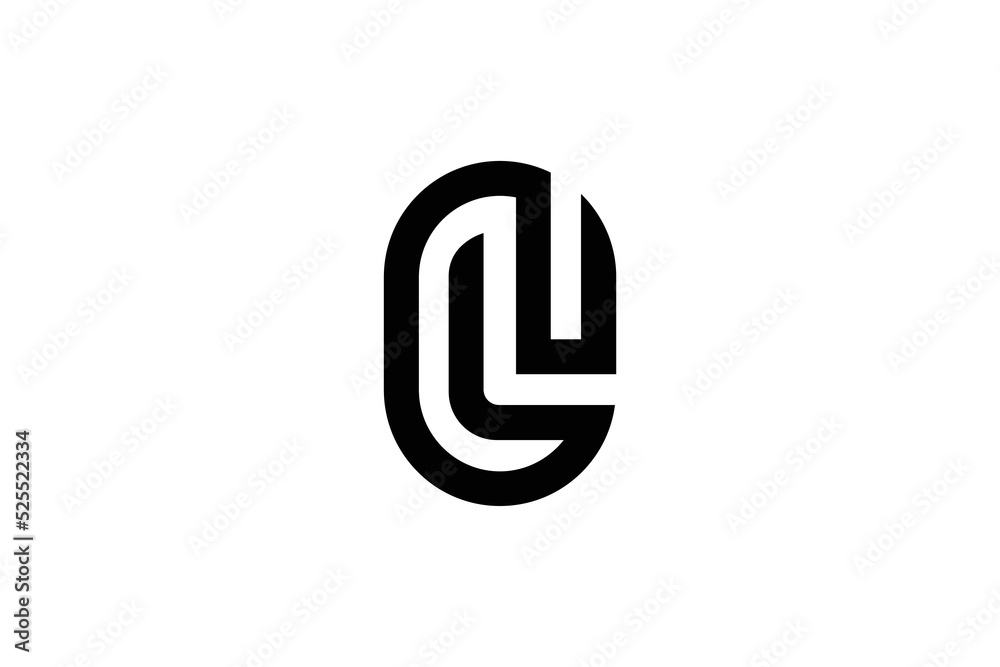 CL logo with a minimal design. An icon of a LC letter on a luxury ...