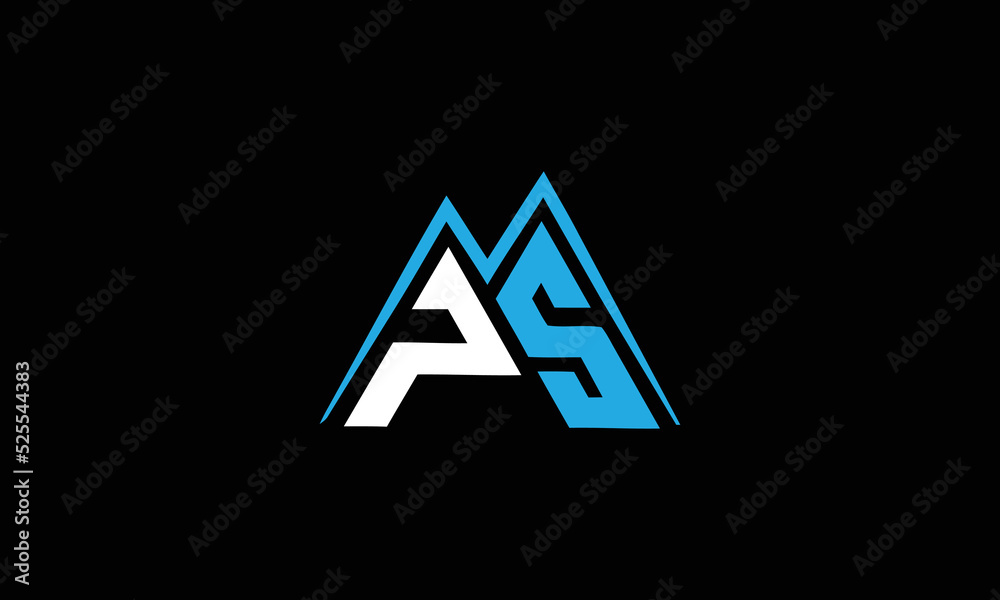 Minimal Innovative Initial SP, MPS logo and PS logo. Letter MPS SP PS ...