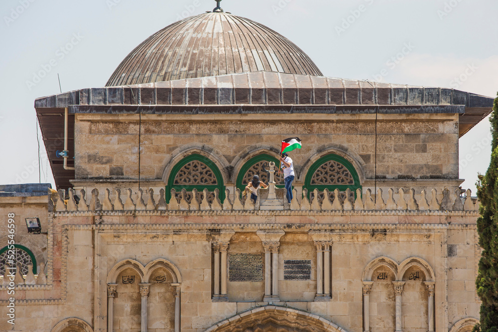 Al-Quds Al-Sharif, Al-Aqsa Mosque, the Holy Dome of the Rock, the ...