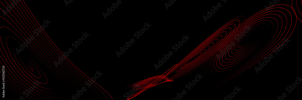 Abstract black background with red lines Stock Vector | Adobe Stock