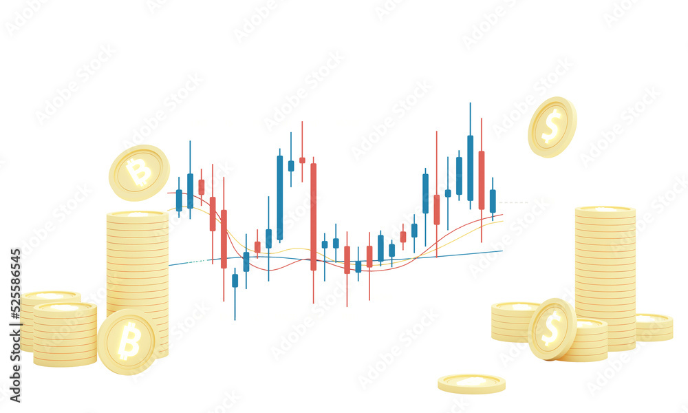 digital currency gold coins It is enclosed around a digital currency ...