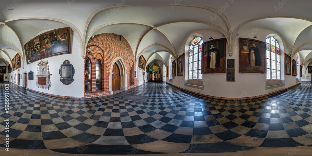 Full spherical seamless hdri panorama 360 degrees in corridor of hall ...