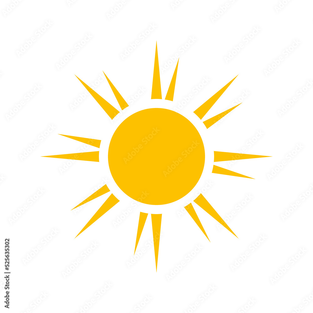 sun, sun ray icon png transparent Stock Illustration | Adobe Stock