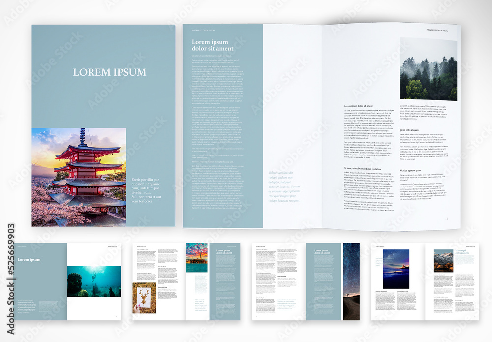 Friendly and Simple Publication Stock Template | Adobe Stock