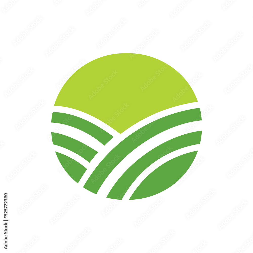 Letter O Agriculture Logo. Agro Farm Logo Based on Alphabet for Bakery ...