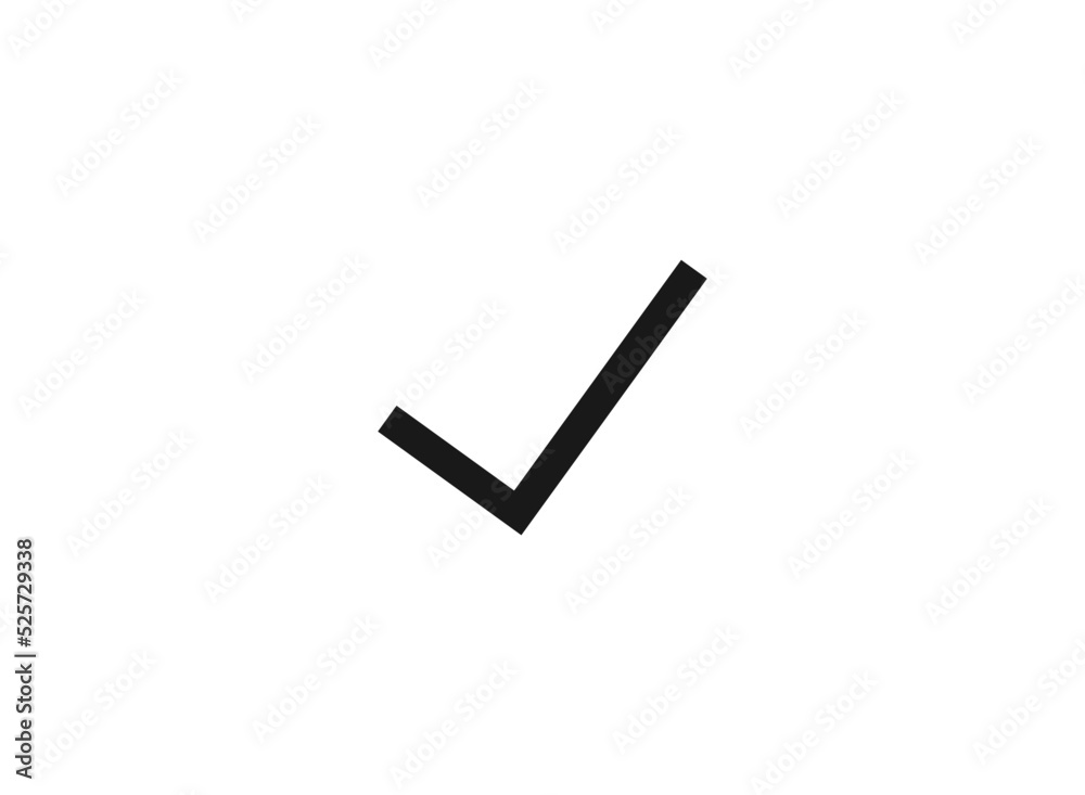 Check mark vector icons. Checklist icon symbol isolated. Stock Vector ...