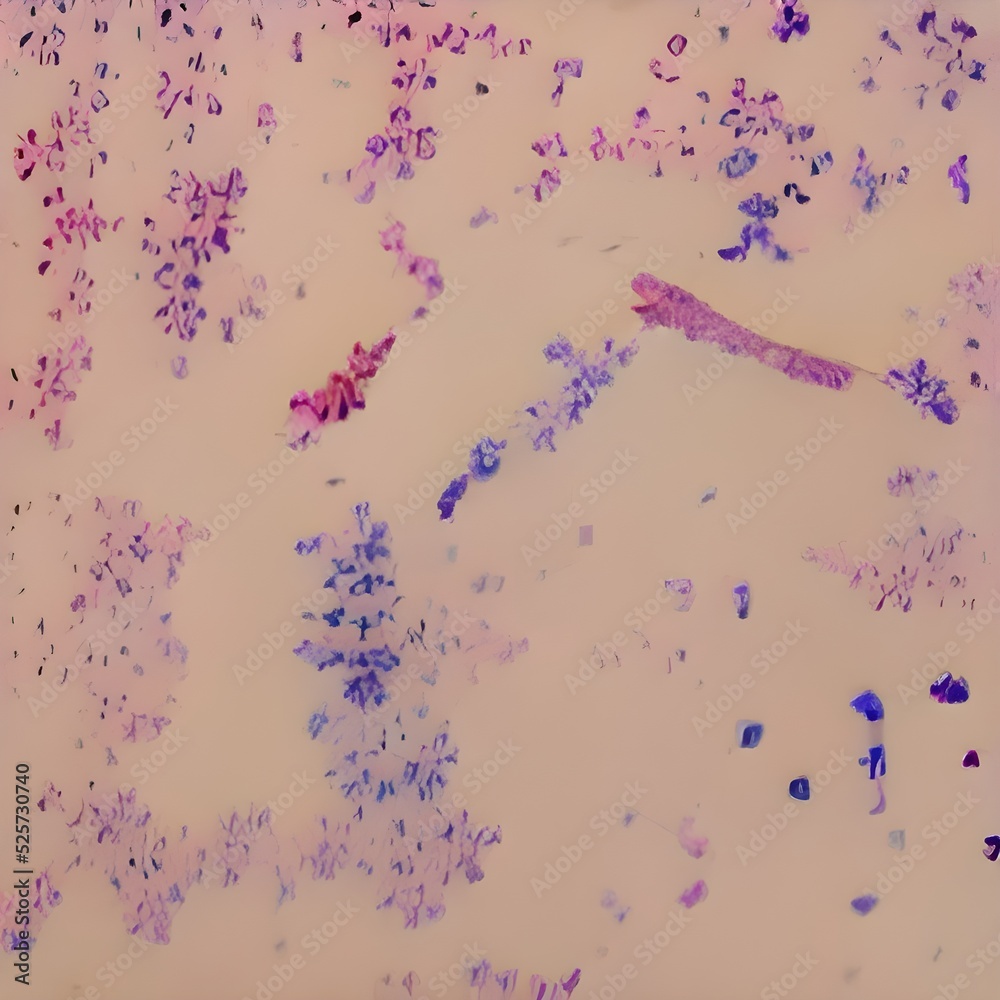 Escherichia Coli (E. Coli.) cells or 3D bacteria under microscope Stock ...