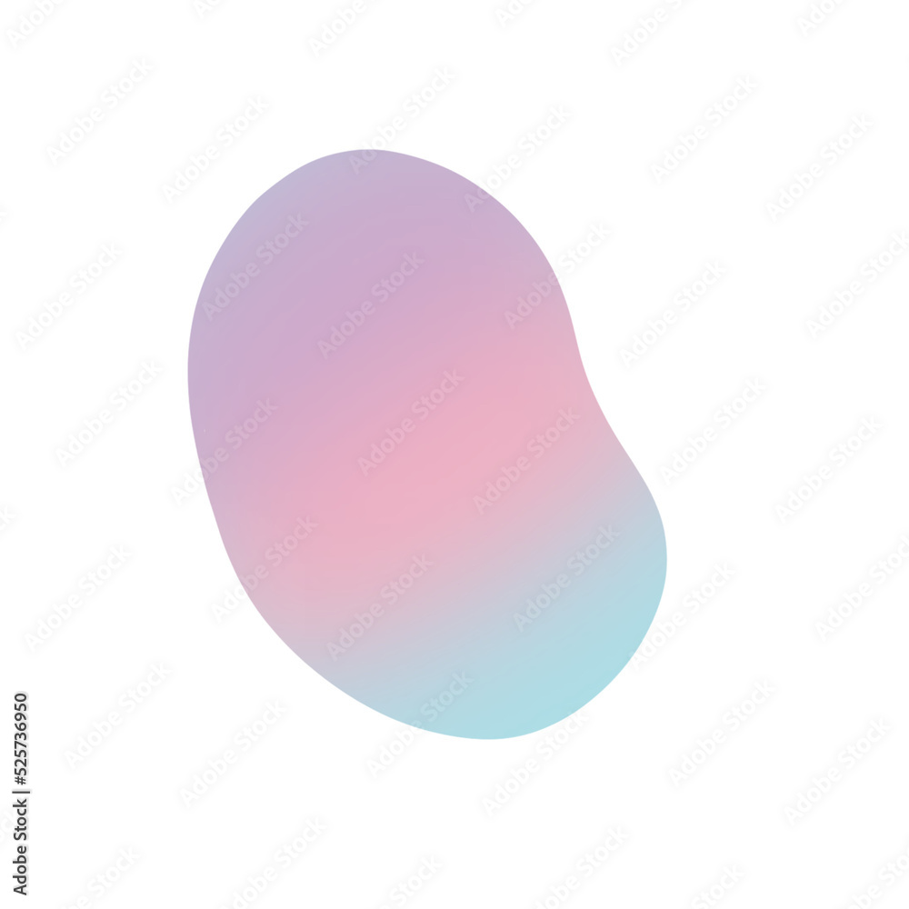 Colorful Blob Pastel Gradient Stock Illustration | Adobe Stock
