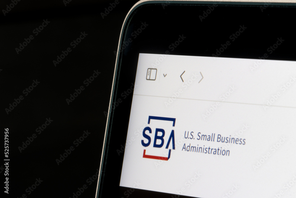 Sunnyvale, CA, USA - May 4, 2022: Website homepage of the U.S. Small ...