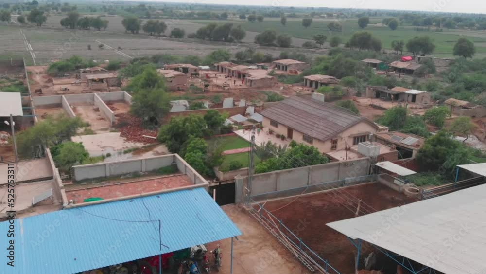 Drone capture the amazing view of a large animal farm in Sindh ...