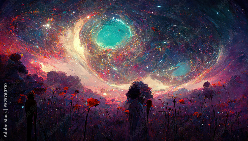 Fantasy fairy tail abstract wallpaper with galaxy space Universe ...