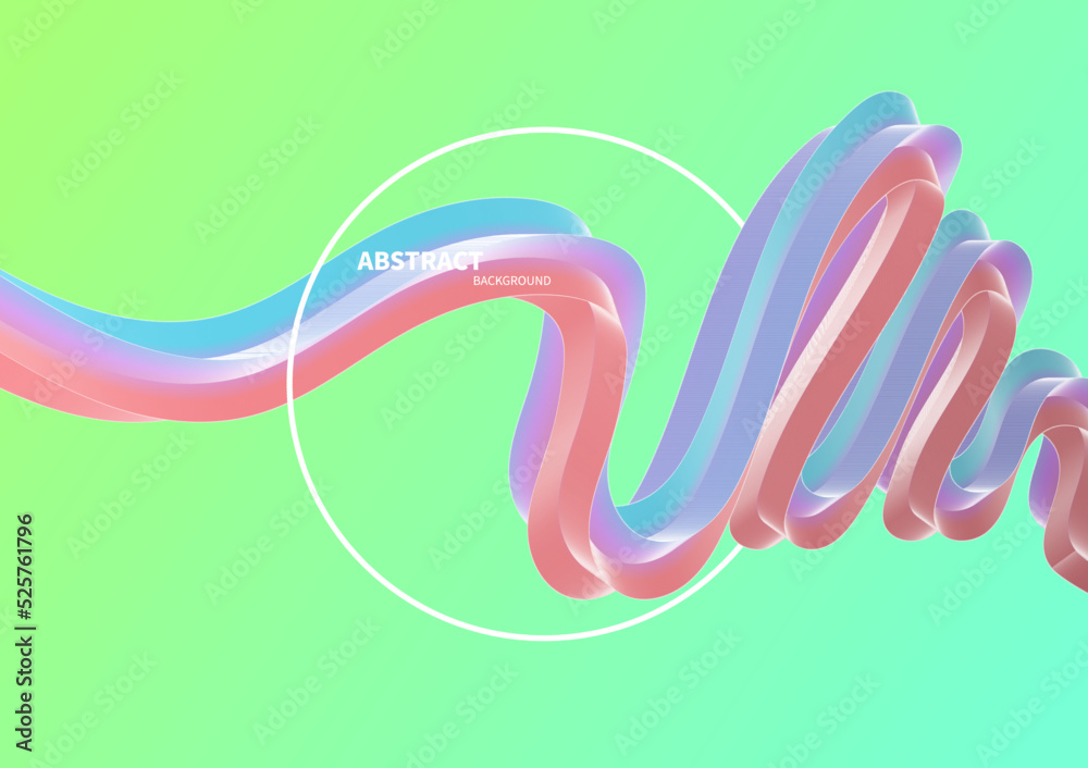 fluid flow liquid curve with blue blend gradient dynamic, frame shape ...