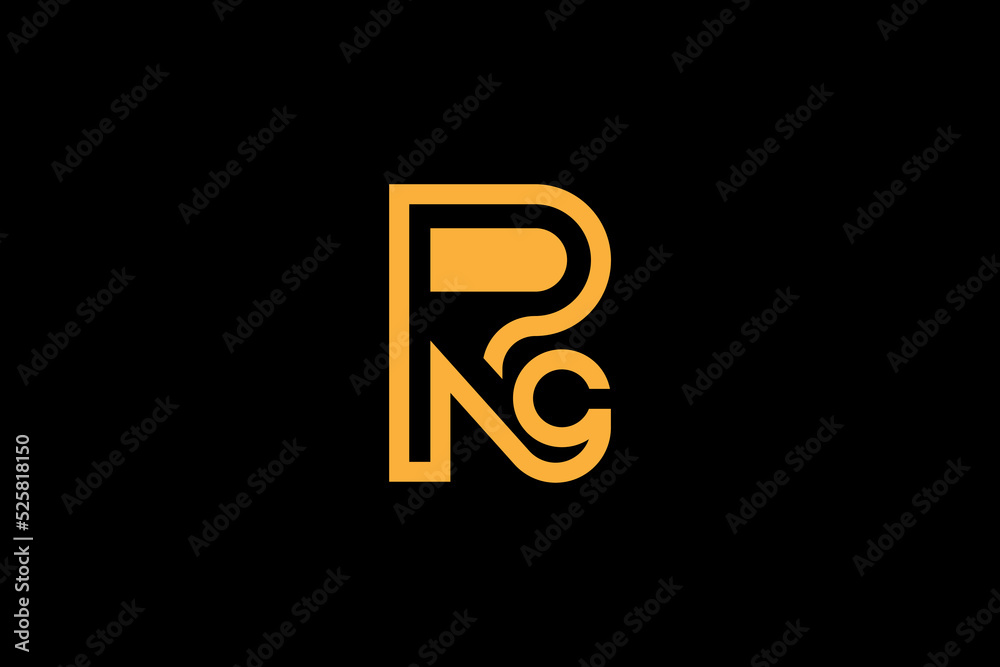 A minimal RC logo. In this icon, the letter CR appears on a luxury ...