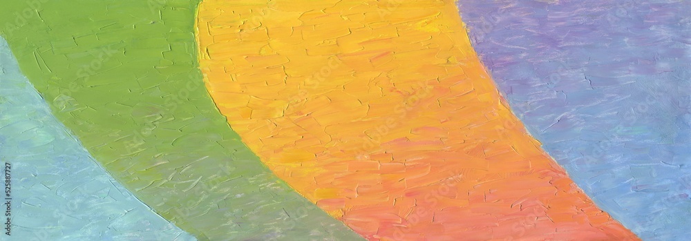 Oil paint textures of rainbow abstract background for textured ...