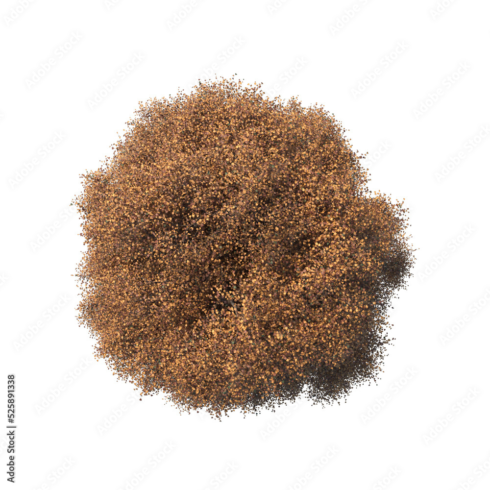 high quality trees from top view realistic 3d render illustrations for ...