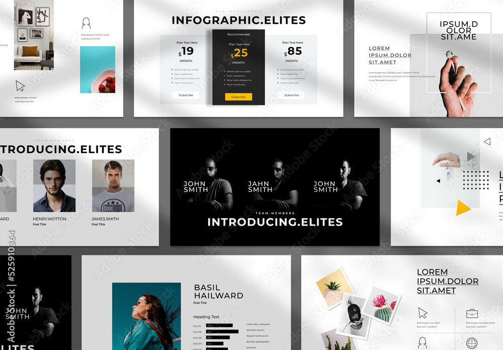 Creative Presentation Layout Stock Template | Adobe Stock