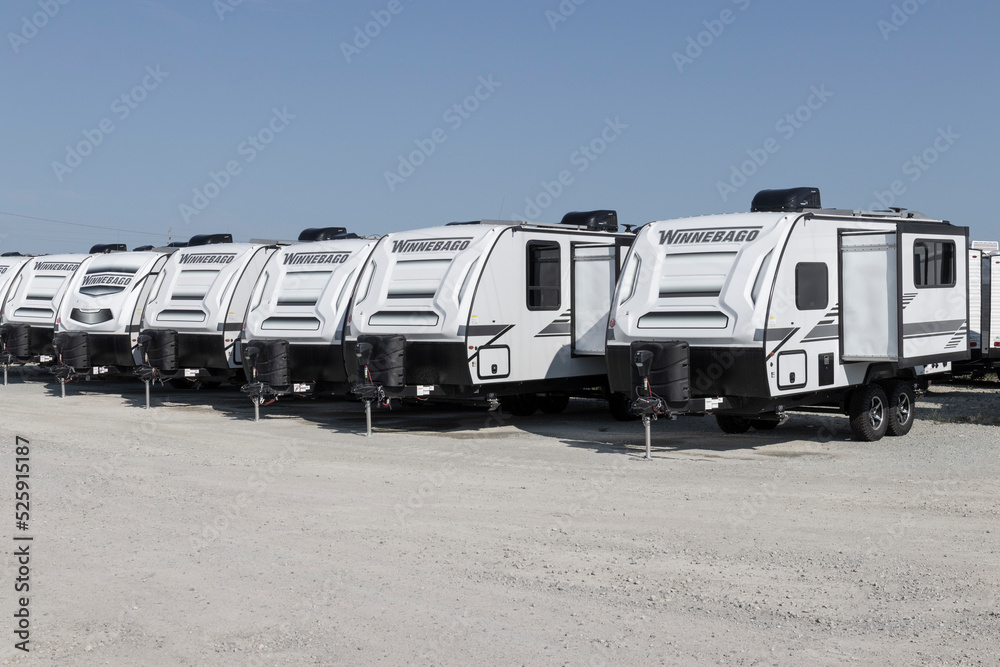 Winnebago Minnie Winnie travel trailer. Winnebago is a manufacturer of ...