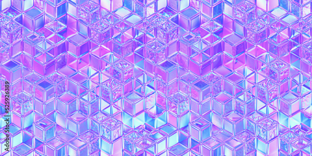 Seamless frosted etched glass 80s holographic purple aesthetic stacked ...