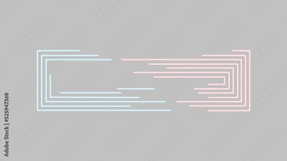 Neon animated background for logos, icons. Looped animation. Cycle ...