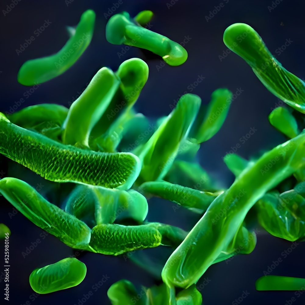 Bacteria outbreak and bacterial infection as a microscopic background ...