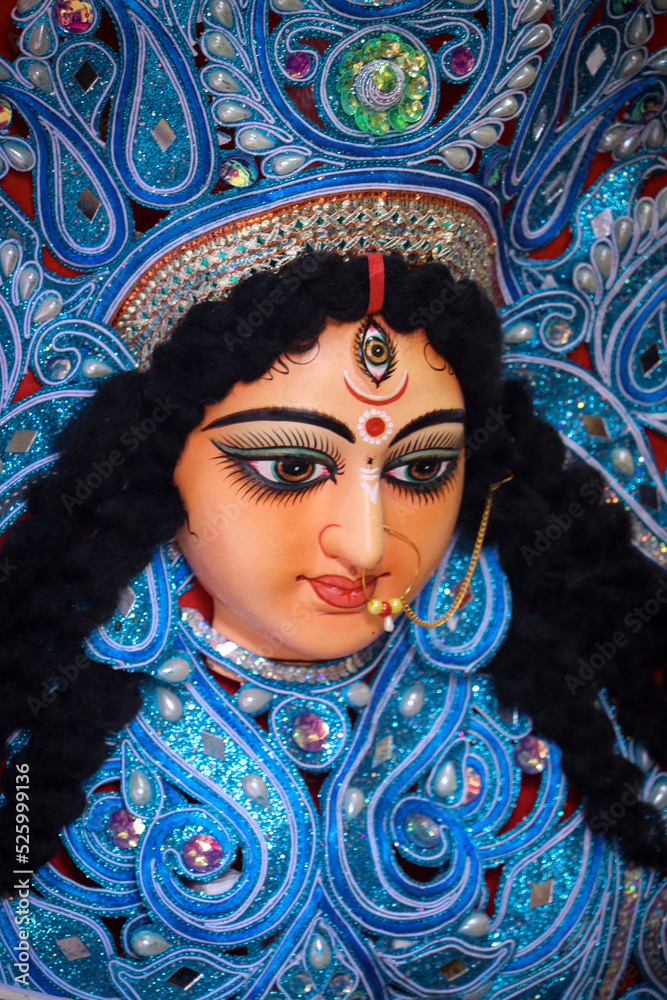 Hindu goddess idol Devi Durga Stock Photo | Adobe Stock