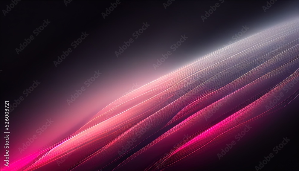 Beam of white and purple light on black background. Light textures in ...