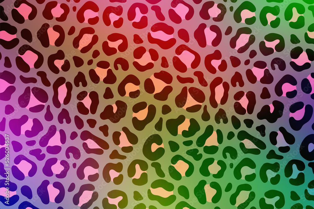 Leopard Skin Colorful Background, leopart background Stock Illustration ...