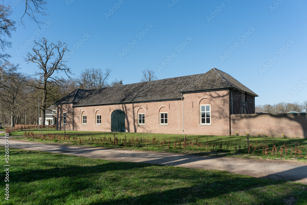 Horse shed, (Groote Schure) with wood working works (middle 19th ...