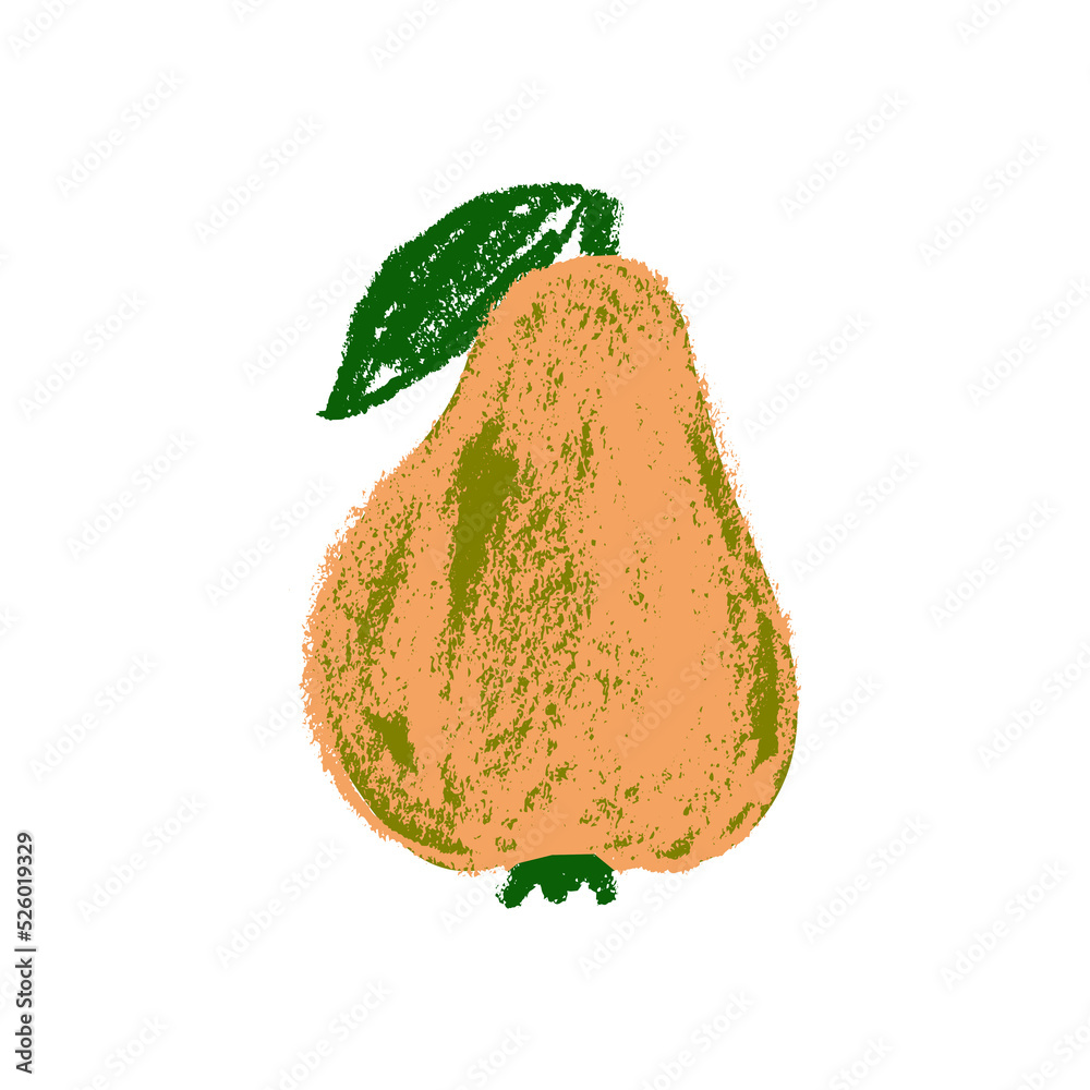 Png icon of pear drawing isolated on transparent background. Fruit ...