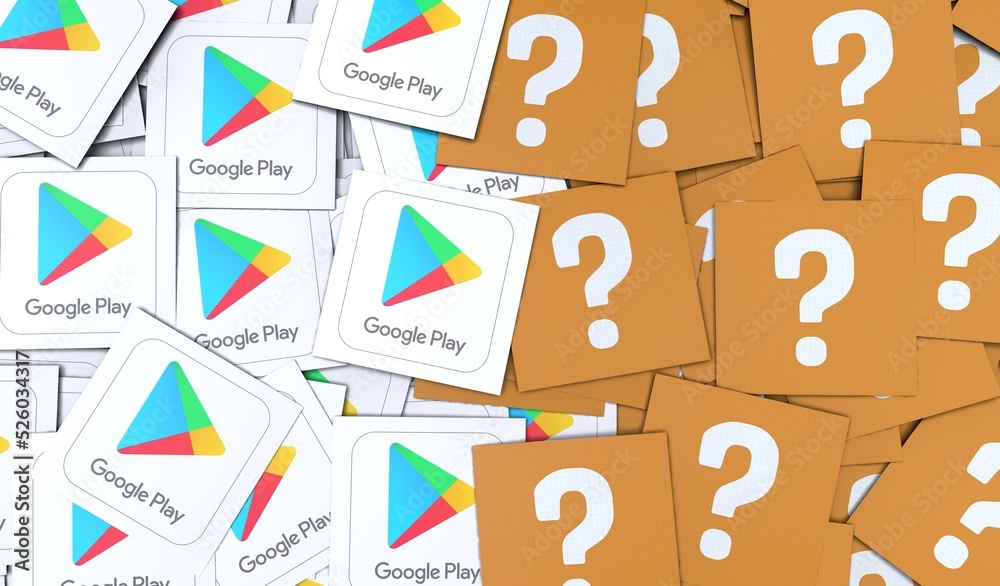 google play store - social media backgorund Stock Photo | Adobe Stock