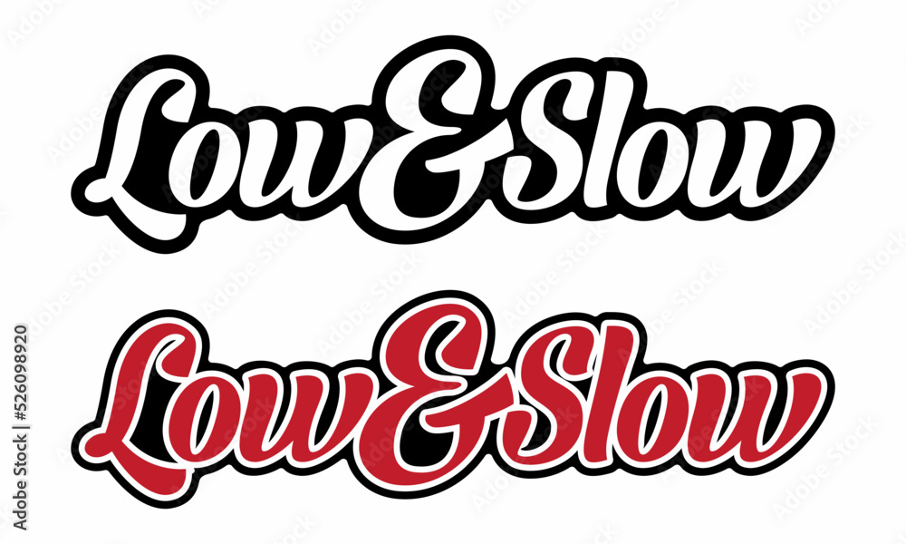 Low and Slow Logo Vector Car Decal Sticker Stock Vector | Adobe Stock