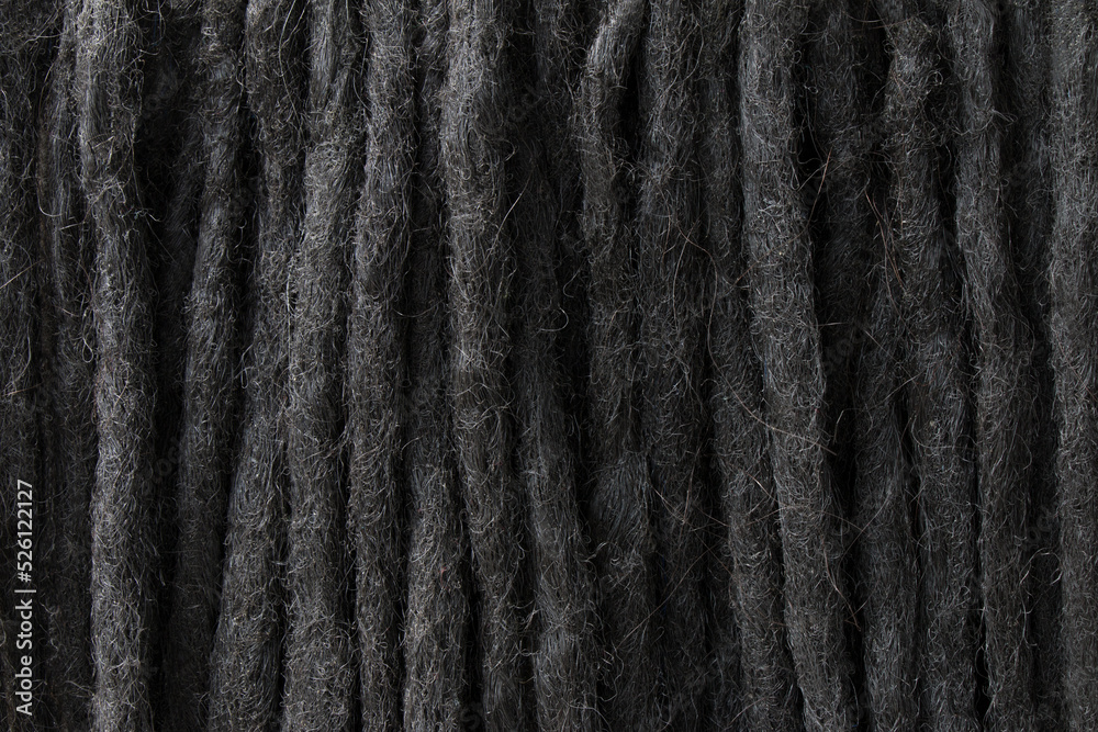 dreadlocks, woven faux kanekalon, hairstyle, texture, close-up Stock ...