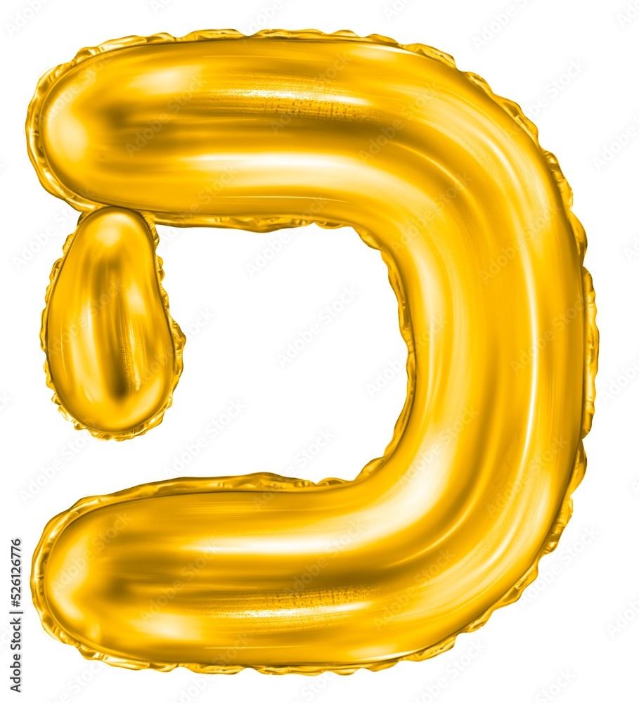 Golden foil inflatable toys font Hebrew letters balloons. 3d ...