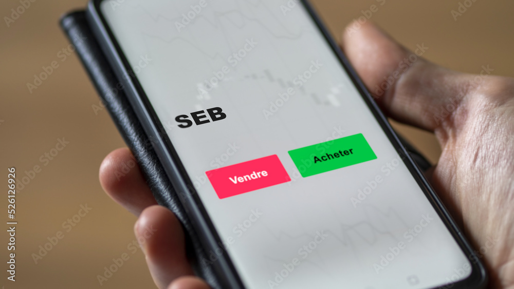 le 26 août 2022, France, un actionnaire analyse le prix de la valeur ...