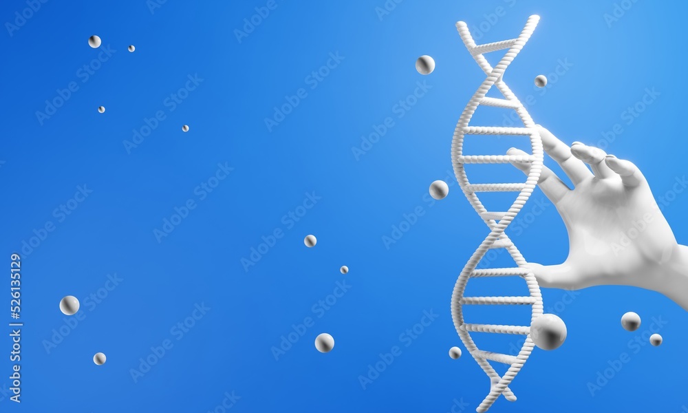 dna human helix molecules cell, research of science biological,man with ...