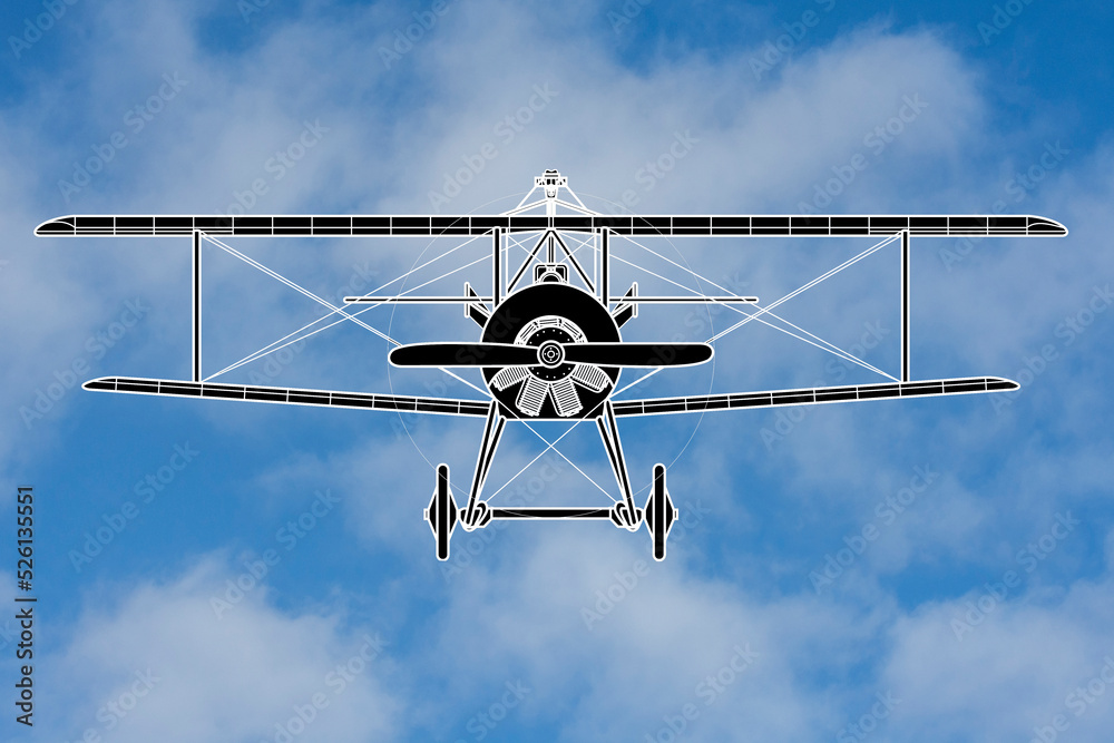 Avión biplano de la primera guerra mundial Nieuport 16 Stock ...