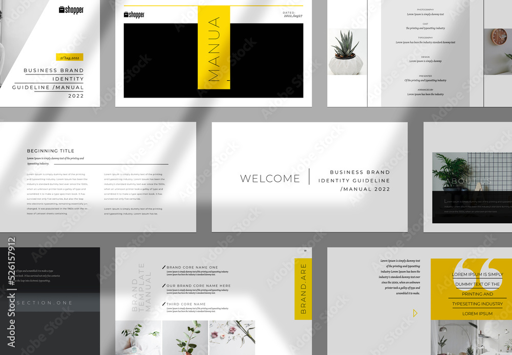 Presentation Layout Stock Template | Adobe Stock