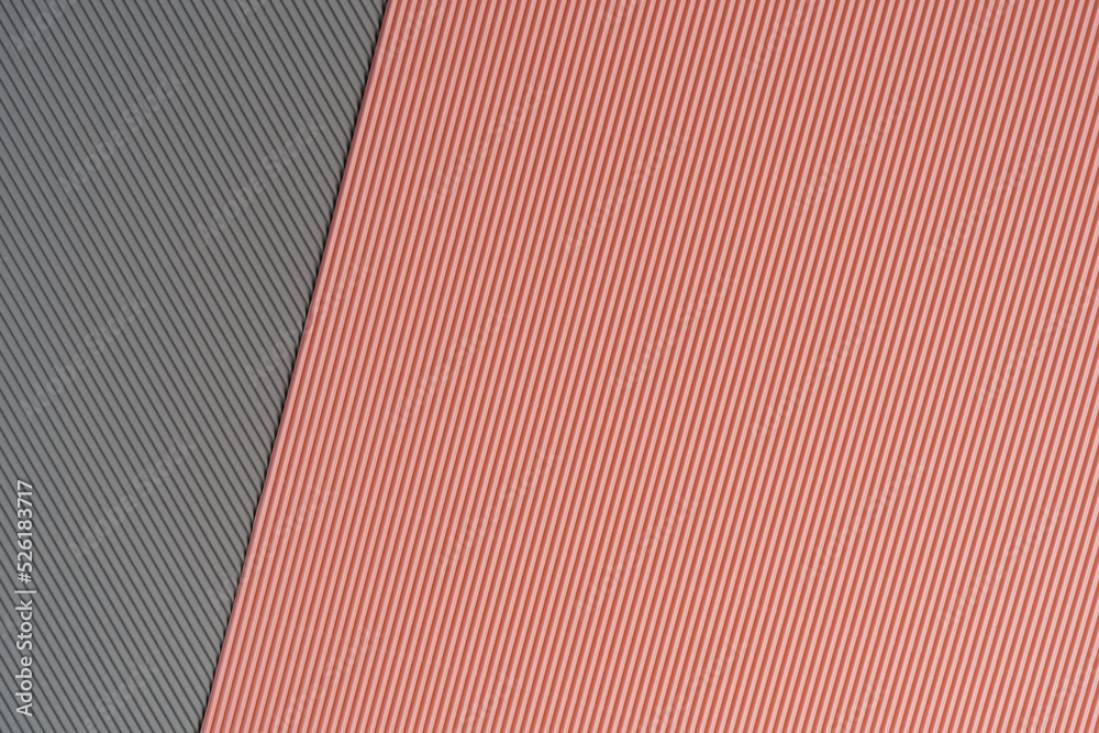 Gray and pink two tone color paper background with stripes. Abstract ...