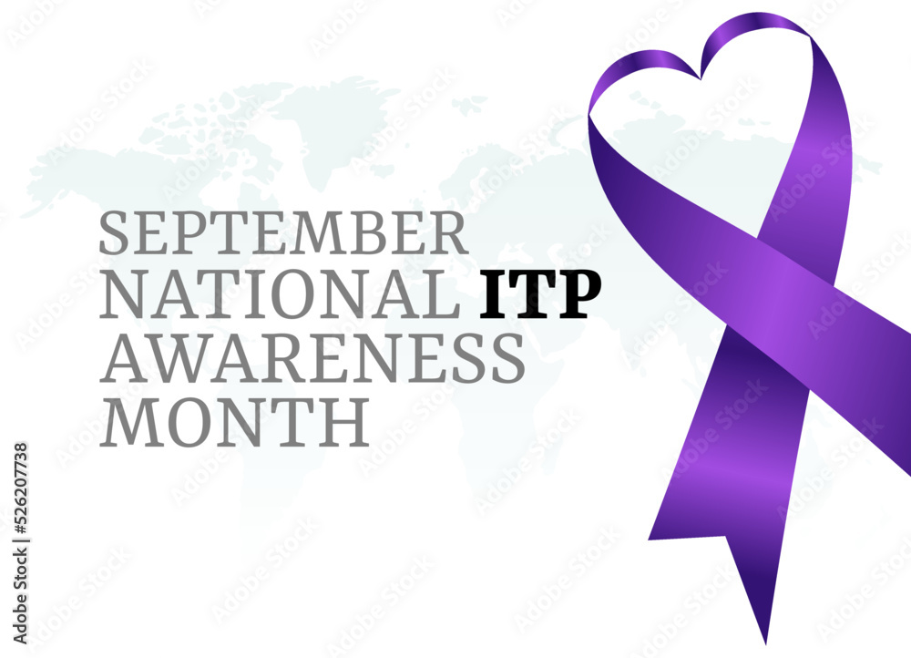 vector graphic of national ITP awareness month good for national ITP ...