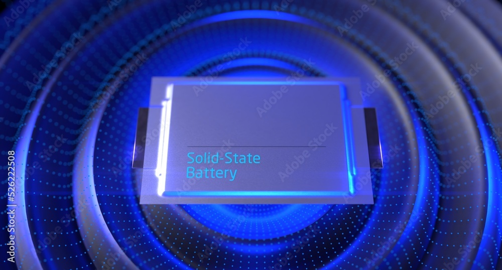 Solid State Battery EV Electric Vehicle Energy Technology Lidar Stock ...