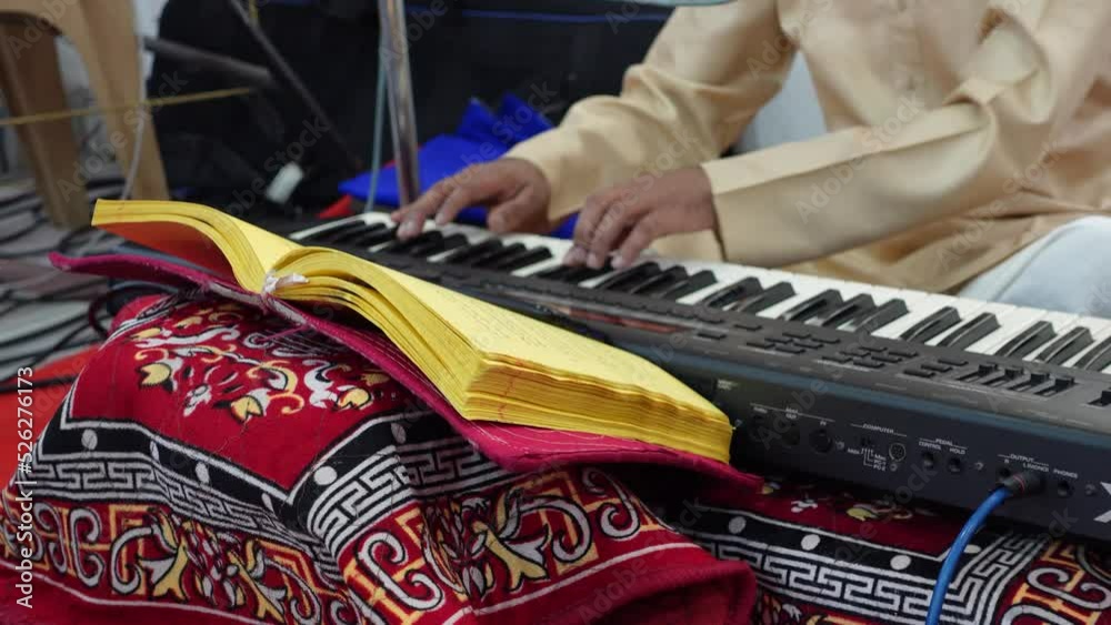 Tirupati, India 16th August 2022: Indian musicians and devotees ...