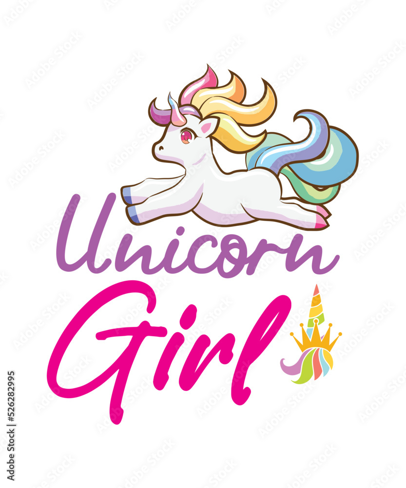 Floral Unicorn Silhouette