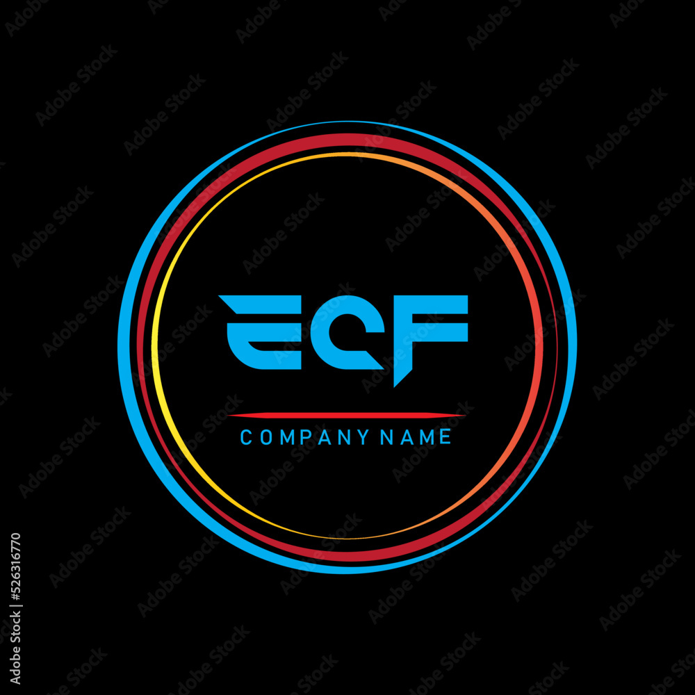 Ecf Letter Logo Ecf Letter Design Ecf Letter Logo Design Ecf Letter Logo Design Illustrator