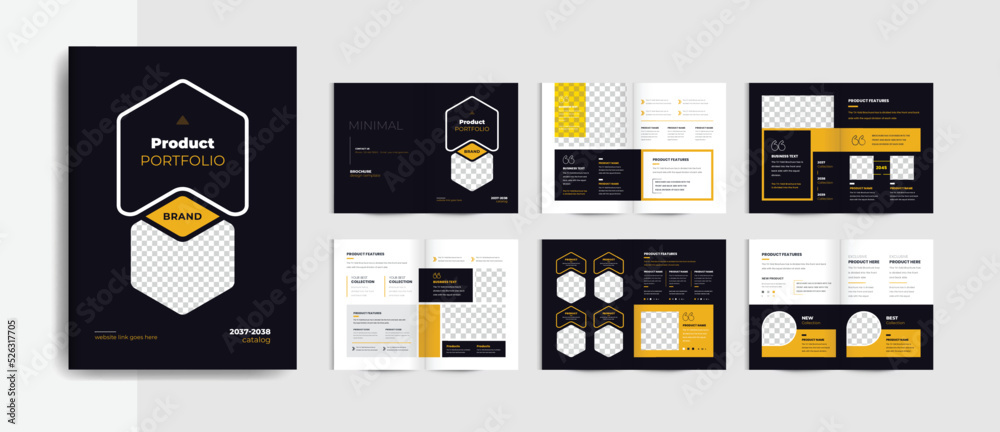 Product catalog design template for your business professional company ...
