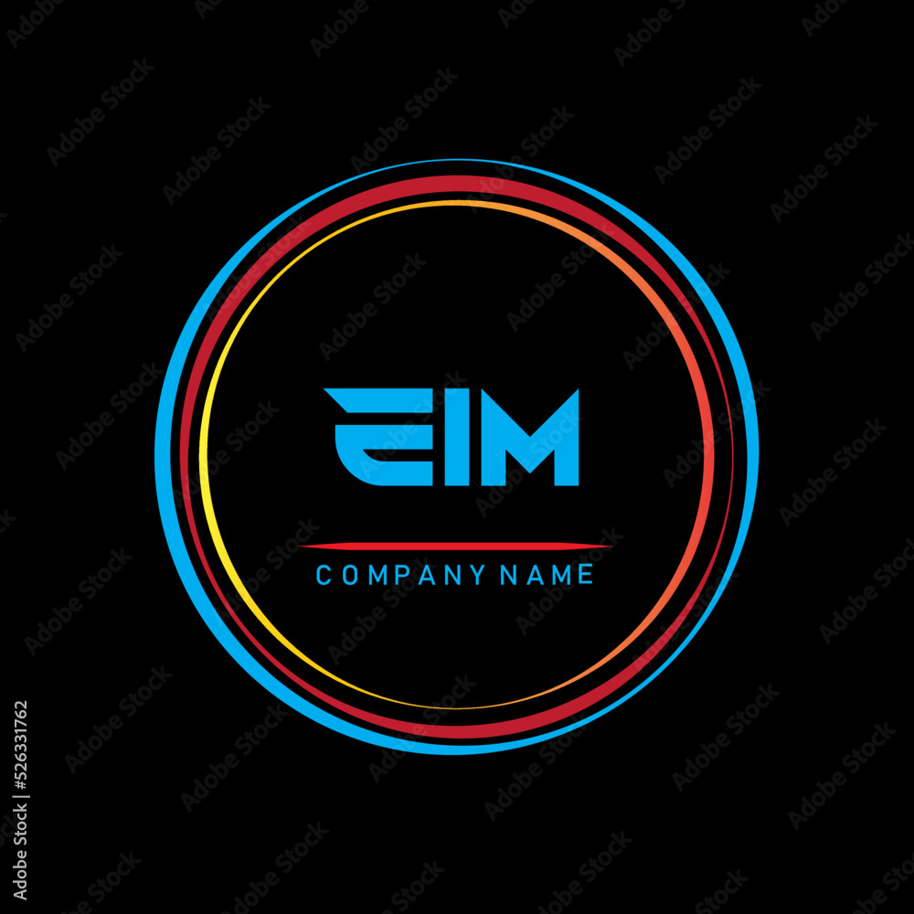 EIM brand. an EIM letter The EIM letter logo. Initials The EIM logo is ...