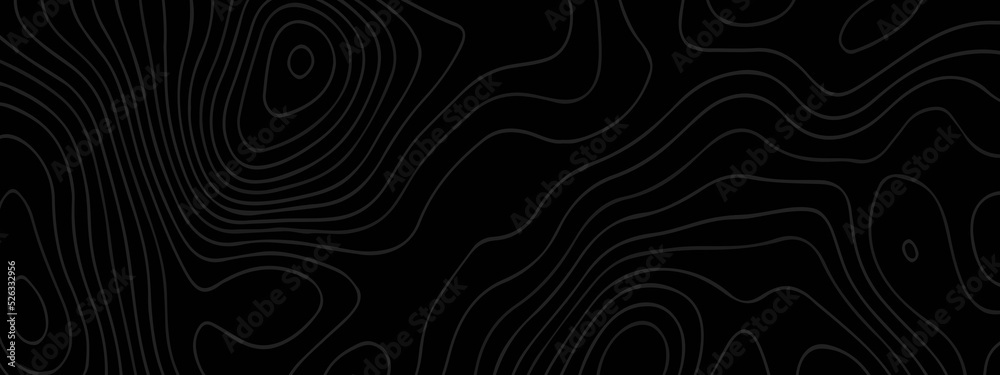 Retro topographic map. Geographic contour map. Abstract outline grid ...