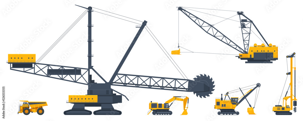 Quarry Mining Machines. Bucket Wheel Excavator, Dragline Excavator ... Quarry Mining Machines. Bucket Wheel Excavator, Dragline Excavator ...