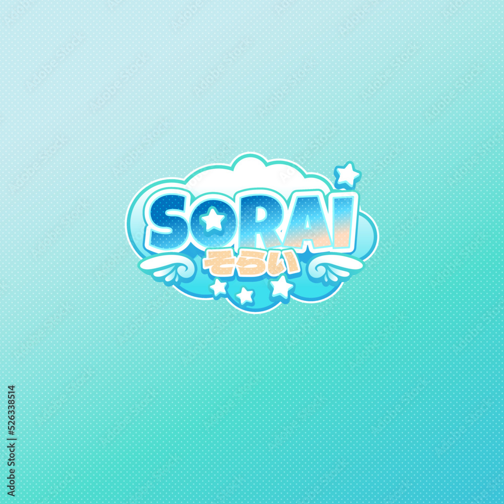 Vtuber Logo Template Stock Vector | Adobe Stock