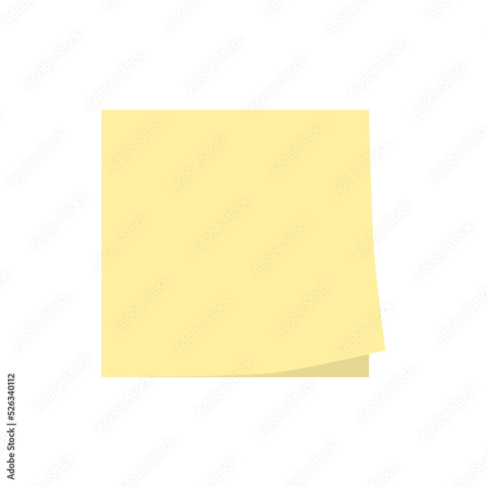 Colorful memos on a white background , Collection of different colored ...