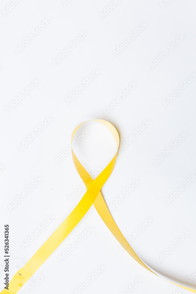 yellow ribbon, symbol against suicide prevention, symbol of hope, amber ...